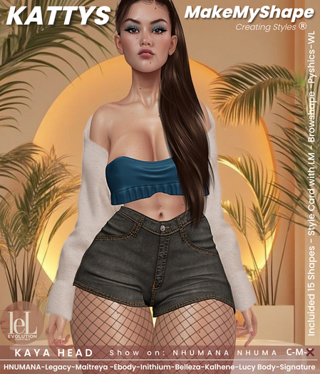 Second Life Marketplace - MakeMyShape-Kattys shape-Lel Kaya-Nhumana ...